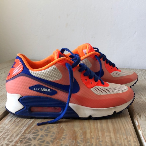 Nike | Shoes | Nike Air Max Hyperfuse Premium Orange Blue Coral | Poshmark